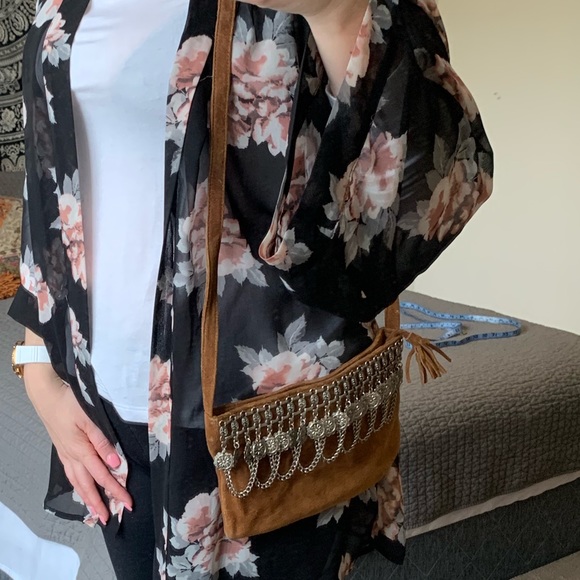 Express | Bags | Genuine Suedeleather Express Shoulder Bag | Poshmark